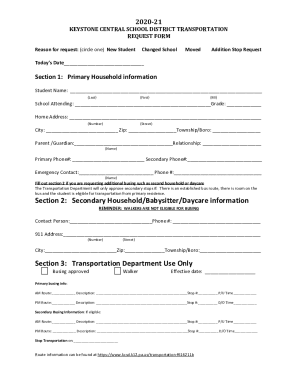 Fillable Online Transportation Department Use Only Fax Email Print ...