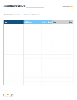 Fillable Online 10 Free Quarterly Business Review (QBR) Templates Fax ...