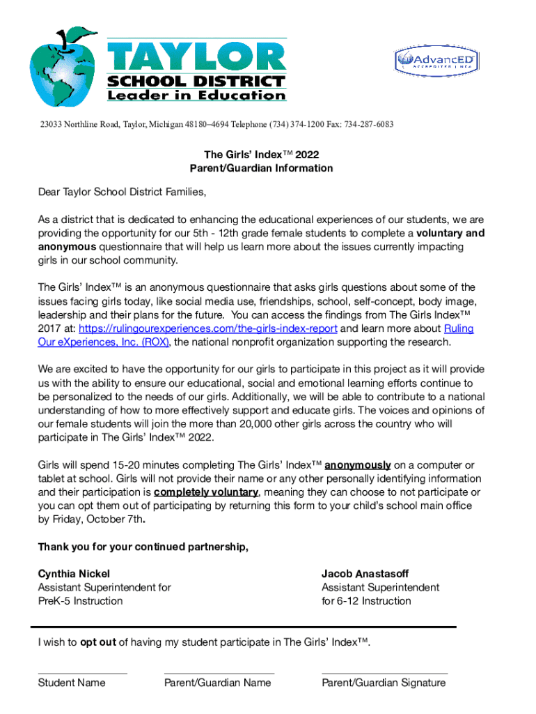 Fillable Online Search for Public School Districts - District Detail ...