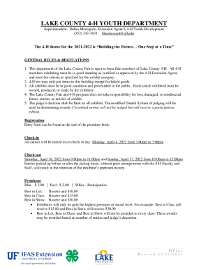 Fillable Online Lake County 4-H Virtual Day Camp How to Write A Speech ... Fax Email Print ...