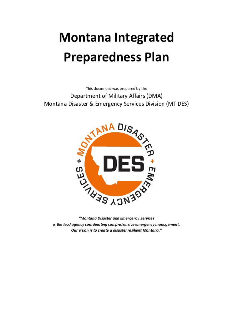 Fillable Online Preparedness - Disaster & Emergency Services - Montana ...