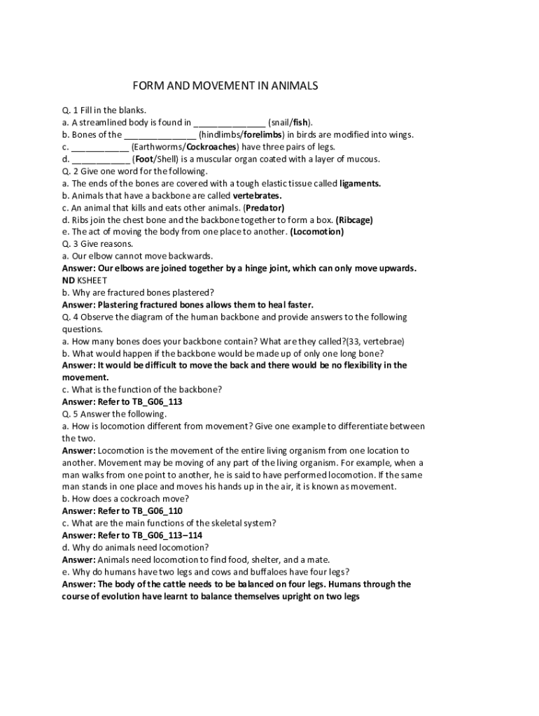 Fillable Online B Fill in the blanks using the correct words.1 ...