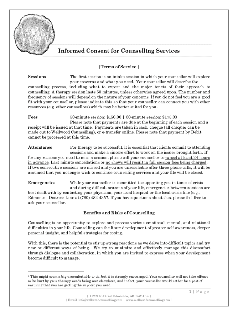 Fillable Online A step-by-step guide to therapy intake forms Fax Email ...