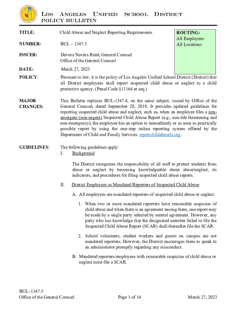 Fillable Online Child Abuse and Neglect Reporting Requirements Fax ...