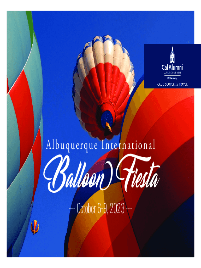 Fillable Online Albuquerque International Balloon Fiesta waitlist only Fax Email Print - pdfFiller