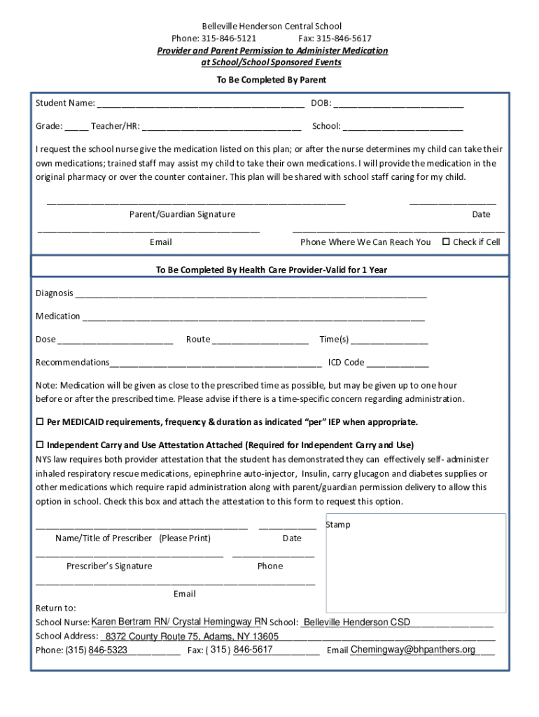 Fillable Online Sunscreen Parent Permission for Use at School/ ... Fax ...