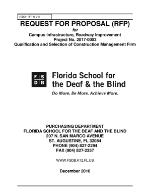 Fillable Online Deaf High School (Fsdb) - Florida Districts Fax Email ...