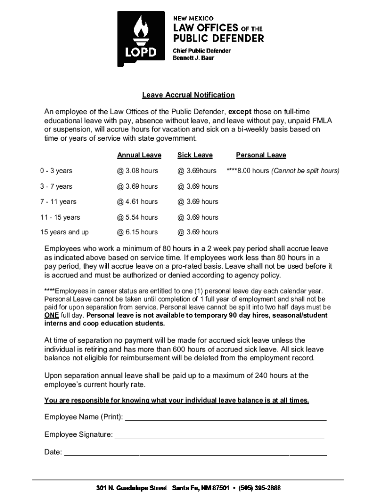Fillable Online Policies and Procedures Section 8: Leaves of Absence ...