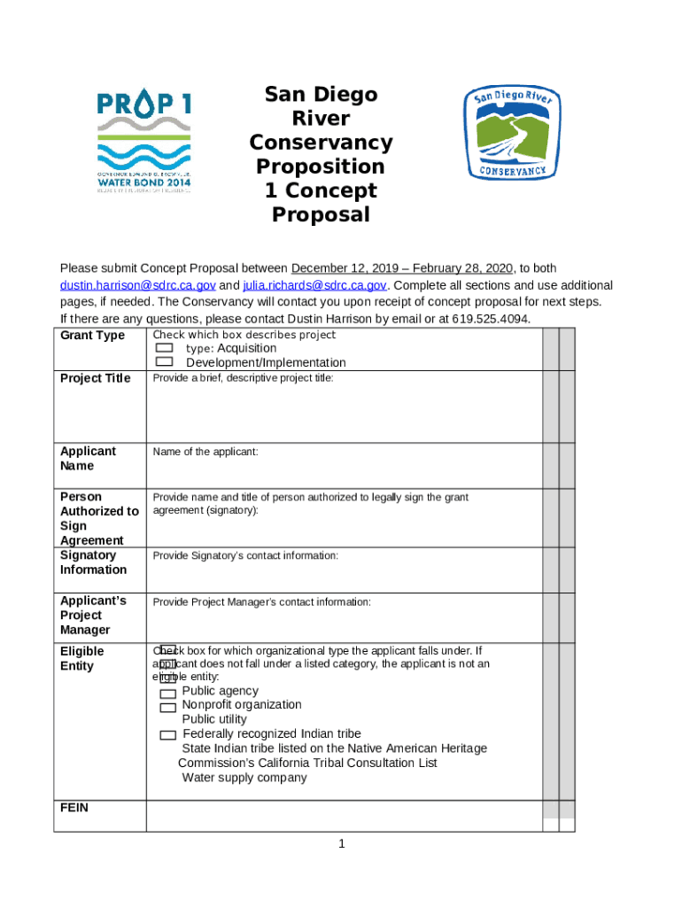 San Diego River Conservancy's Directed Grant Program - sdrc ca Doc ...