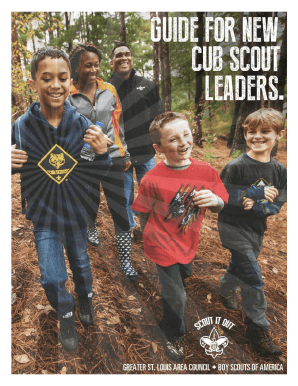 Fillable Online Guide for new Cub Scout Leaders. Fax Email Print ...