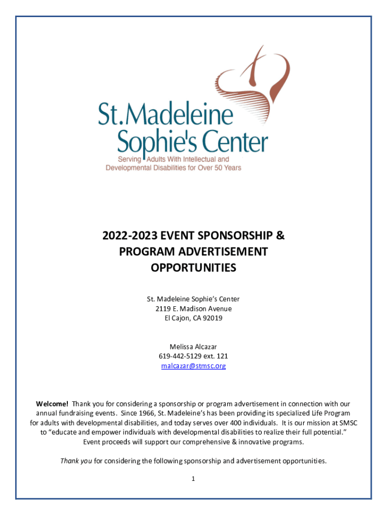 Fillable Online PROGRAM ADVERTISEMENT Fax Email Print - pdfFiller