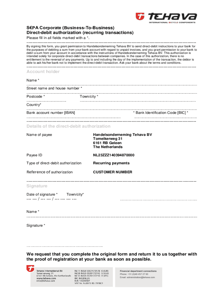 Fillable Online Transmitting a Business Consent (authorization) request ...
