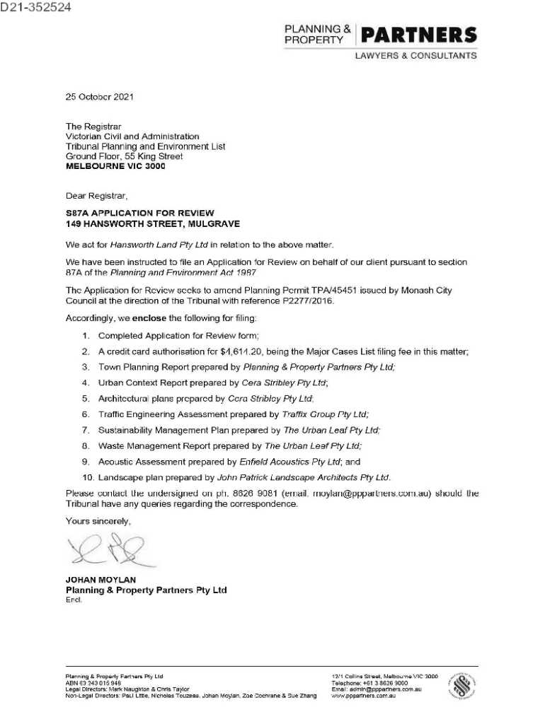 Fillable Online The Principal Registrar Victorian Civil and ...