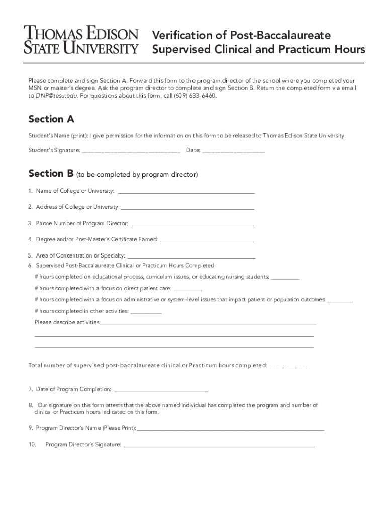 Fillable Online FAQs about Verification Statements - ACEND Fax Email Print - pdfFiller