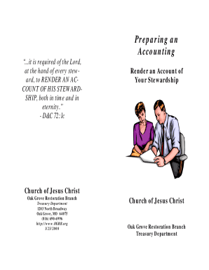 Fillable Online Tithing Statement User Guide.pub Fax Email Print ...