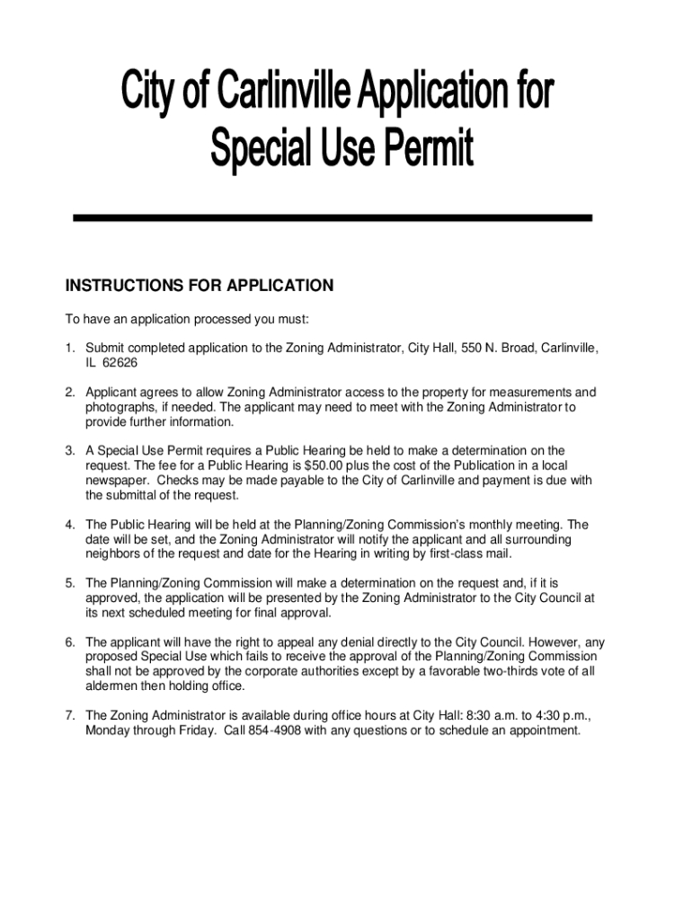 Fillable Online INSTRUCTIONS FOR APPLICATION Fax Email Print - pdfFiller