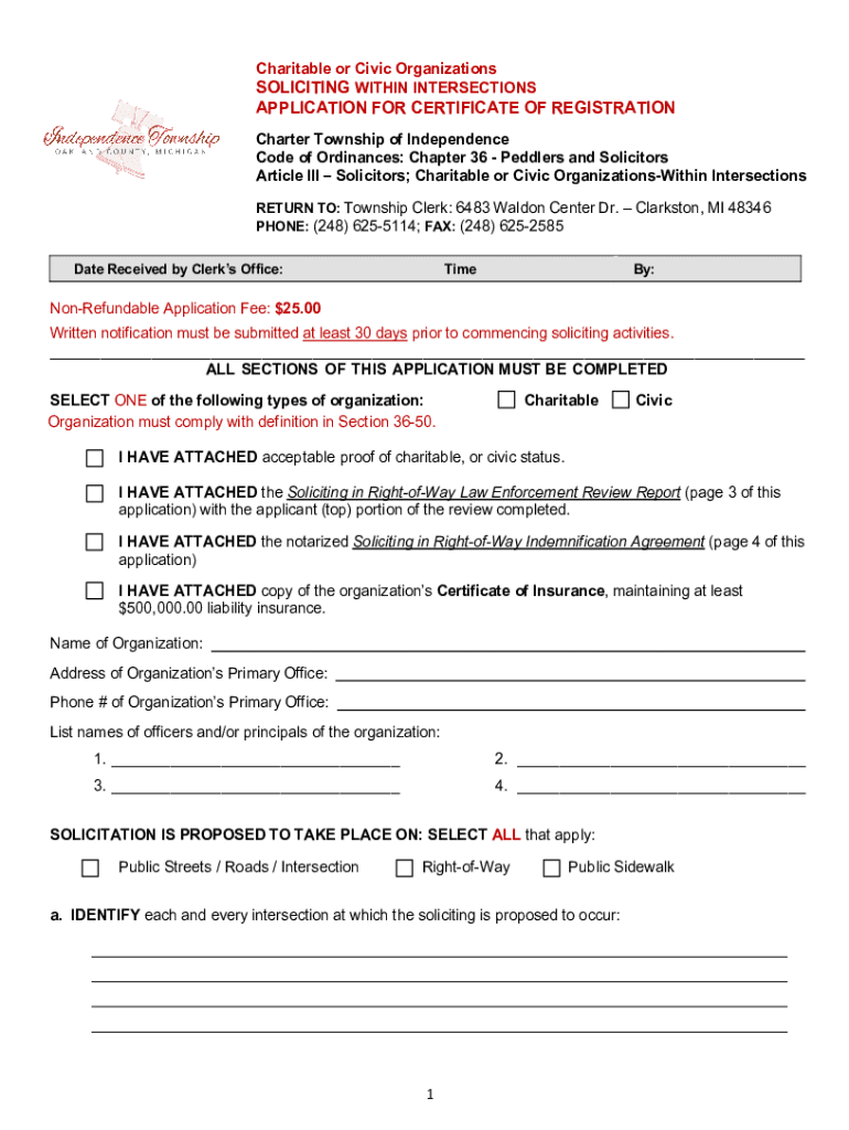 Fillable Online APPLICATION FOR CERTIFICATE OF REGISTRATION Fax Email ...