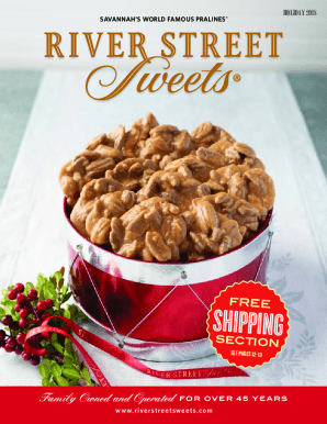 Fillable Online 1lb World Famous Pralines in Historic River Street Gift ...