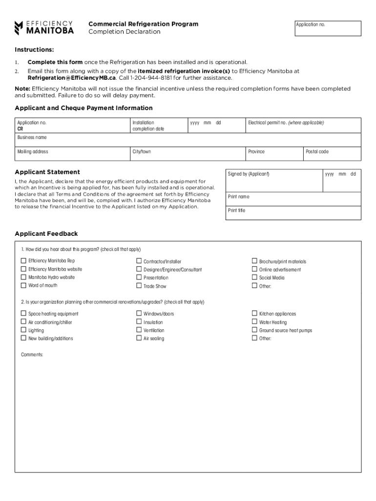 Fillable Online HVAC & Refrigeration Commercial Servicing Certificate ...