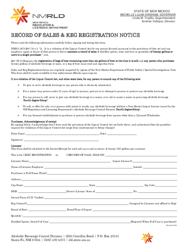 Fillable Online New Mexico - Prime Inc. Fax Email Print - pdfFiller