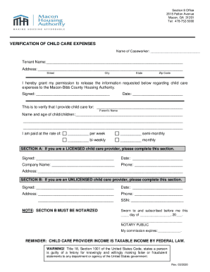 Fillable Online Macon Housing Authority - Public Housing Forms Fax ...