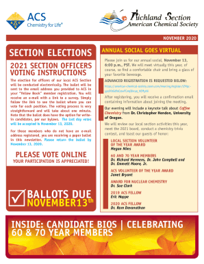Fillable Online Local Section/Division Tutorial on Election Procedures ...
