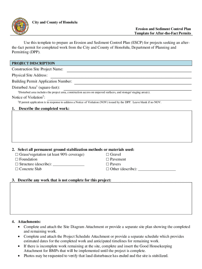 Fillable Online appendix-b-small-project-escp-template. ... Fax Email Print - pdfFiller