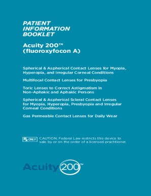 Fillable Online Art Optical Acuity 200 Information Sheet - cloudfront.net Fax Email Print ...