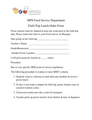 Fillable Online nutritionservices mpls k12 mn MPS Food Service ...