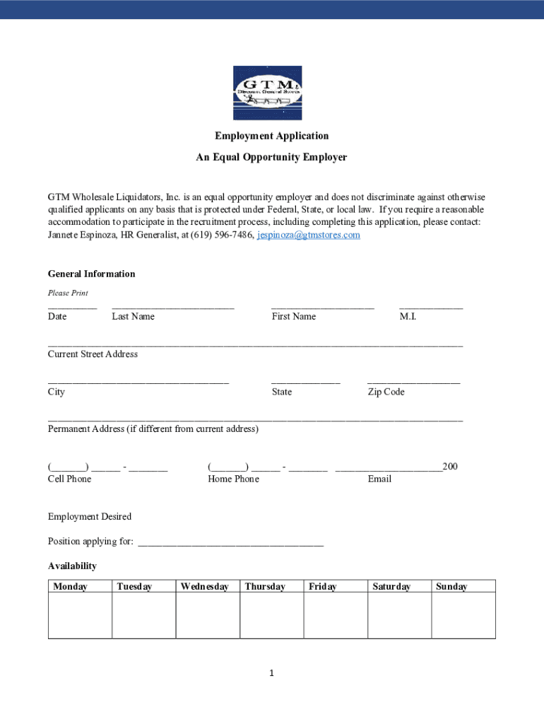 Fillable Online is an equal opportunity employer and does not discriminate against otherwise Fax ...