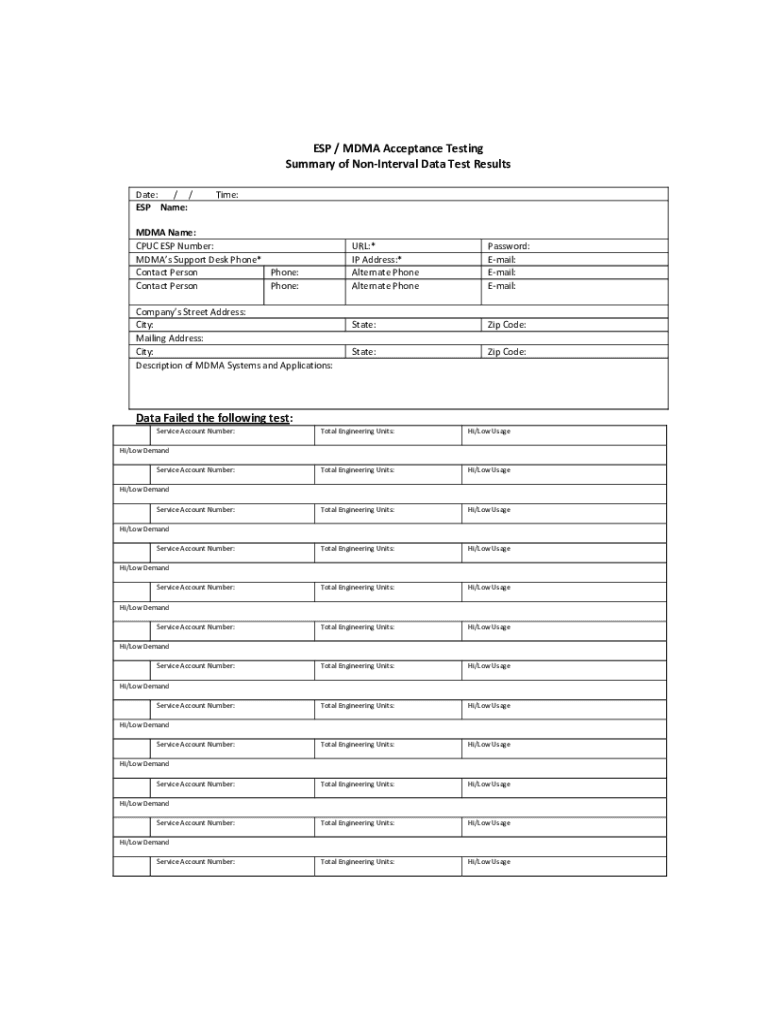 Fillable Online 12+-+Templates+of+Acceptance+Test+Summary+Reports+-+V4 ...