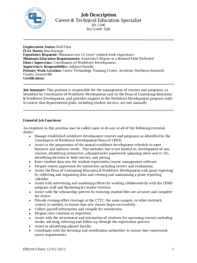 Fillable Online How to Write a Job Description (With Examples) Fax ...