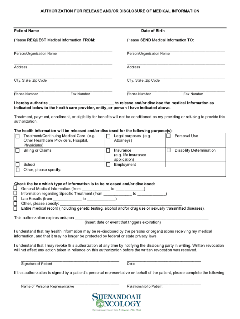 Fillable Online Authorization-Use-Disclosure-PHI.pdf - Authorization ...