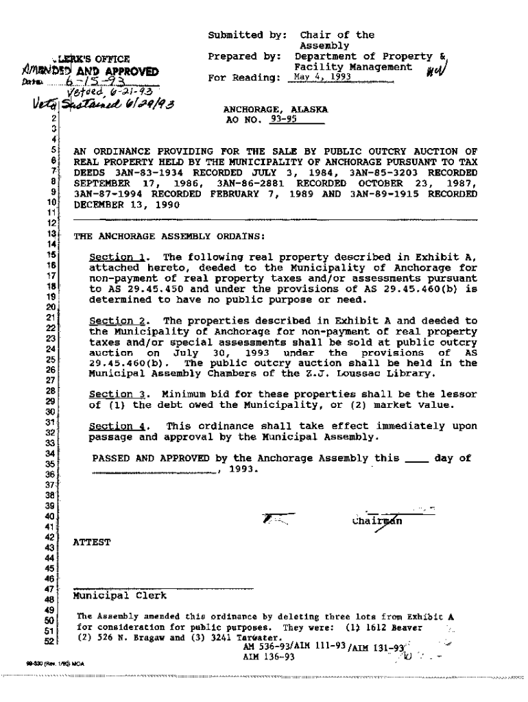 Fillable Online AND APPROVED Fax Email Print - pdfFiller