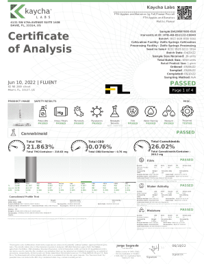 Fillable Online About Kaycha Labs - Benefits, Mission Statement ...