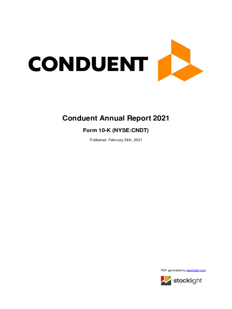 Fillable Online SEC Filings - Conduent Inc (CNDT) - 10-K Annual Report ...