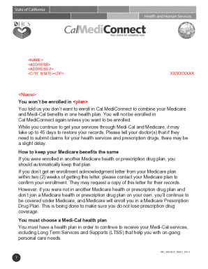 Fillable Online Medicare Medi-Cal Plans: Information for Providers ...
