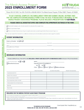 Fillable Online 2023 ENROLLMENT FORM Fax Email Print - pdfFiller