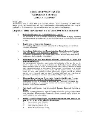 Fillable Online A Quick Guide to Understanding Hotel Occupancy Tax Fax ...