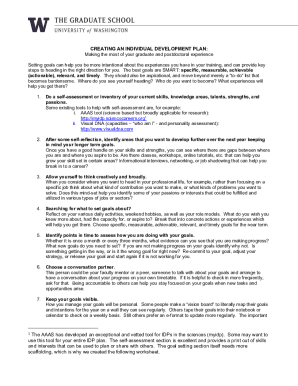 Fillable Online IDP Template Fax Email Print - pdfFiller