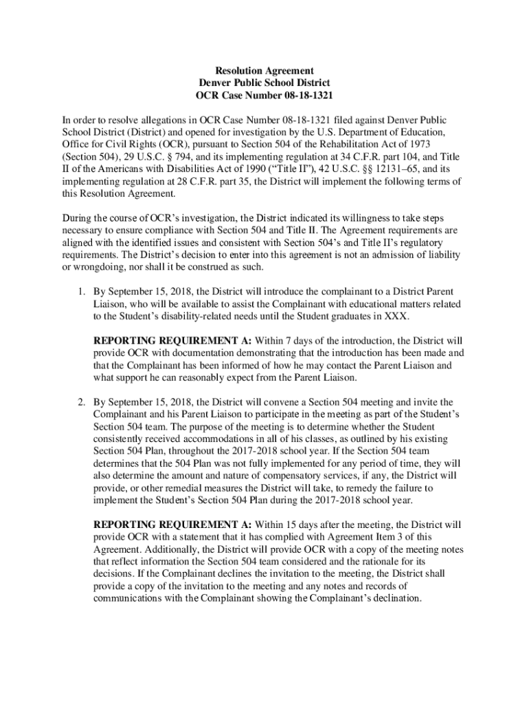 Fillable Online www2 ed File A Complaint with Office for Civil Rights ...