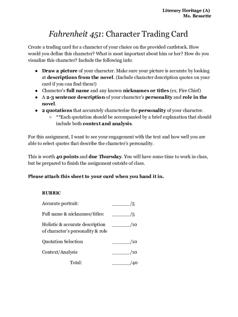 Fillable Online Free Trading Card Template (Google Slides, Canva & More ...