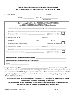 Fillable Online Self-administration of Medical Form Fax Email Print ...