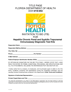 Fillable Online Florida Department of Health in Union Fax Email Print ...