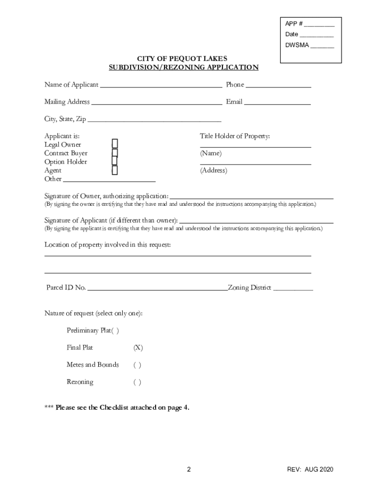 Fillable Online 152.052 FILING AND REVIEW OF APPLICATION. Fax Email ...