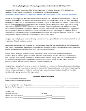 Fillable Online What is informed consent? - Genetic Testing Fax Email ...