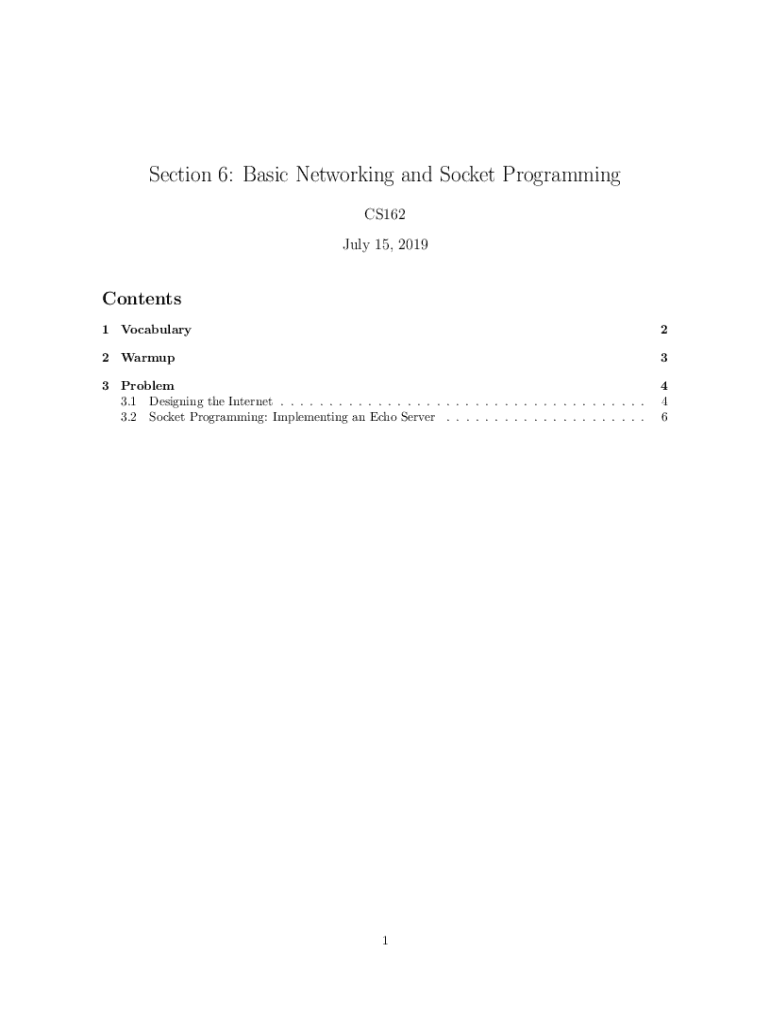 Fillable Online inst eecs berkeley Writing the Server Side of a Socket (The Java Tutorials ...