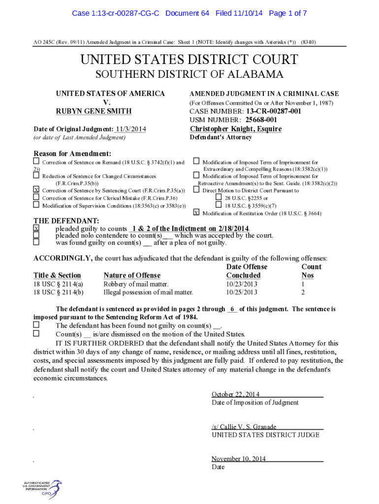 Fillable Online Rule 32. Sentencing and Judgment - Law.Cornell.Edu Fax ...