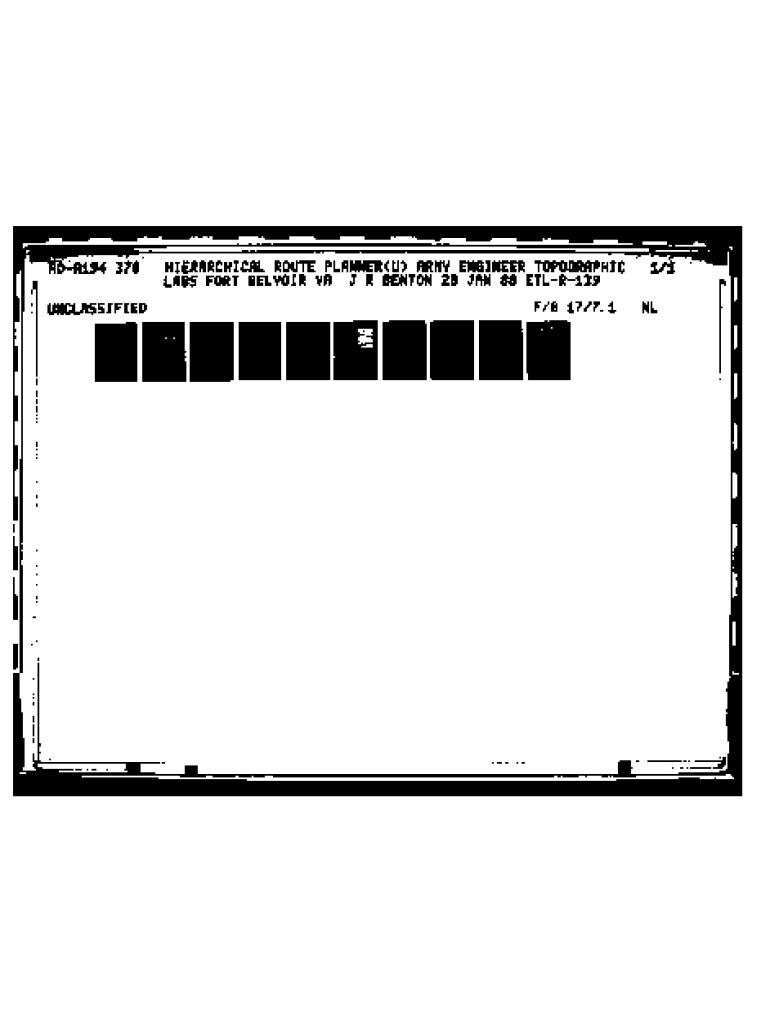 Fillable Online Hierarchical Route Planner.. A two level hierarchical ...