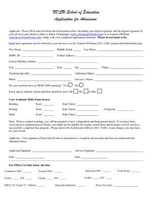 Fillable Online SOE Application Sp20.1 Fax Email Print - pdfFiller